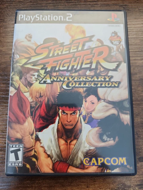 PLAYSTATION 2 PS2 Two Game - Street Fighter Anniversary - Complete in ...