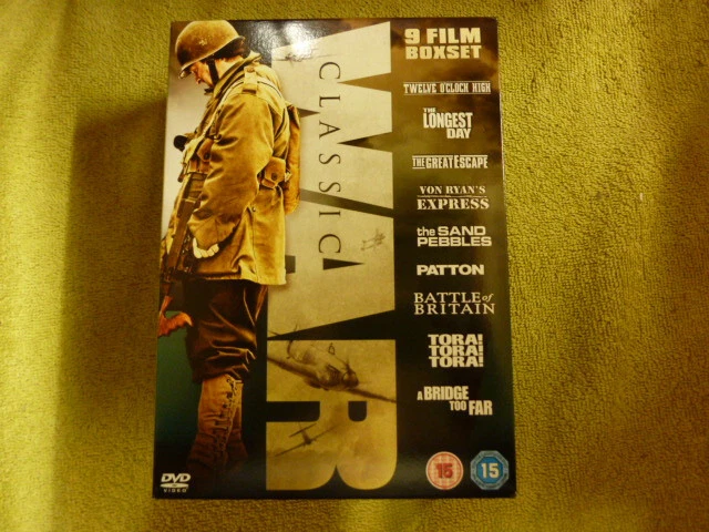 CLASSIC WAR MOVIES Dvd Collection 9 - All-Time Classics Boxset ...