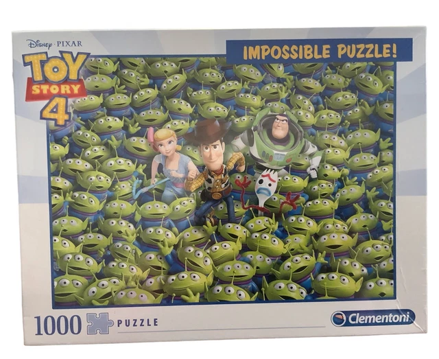 DISNEY PIXAR TOY Story 4 Impossible Puzzle 1000 Piece Jigsaw Clementoni ...