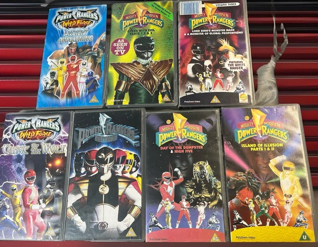 MIGHTY MORPHIN POWER Rangers VHS Bundle - X7 £25.00 - PicClick UK