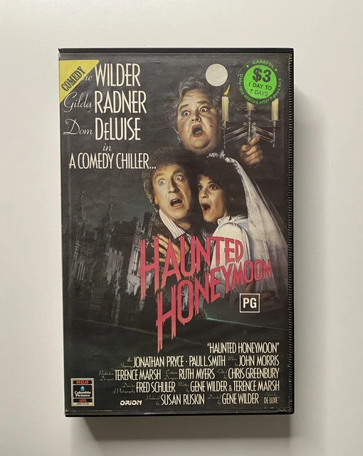 HAUNTED HONEYMOON [VHS] RCA Columbia Hoyts Video Big Box Ex-Rental Tape ...