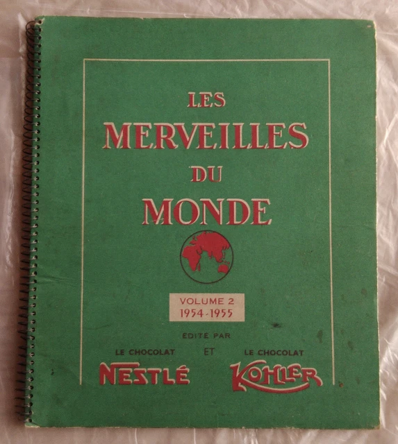 LIVRE COLLECTION IMAGES Les merveilles du monde vol. 2 1954-1955 EUR 36,00 - PicClick FR