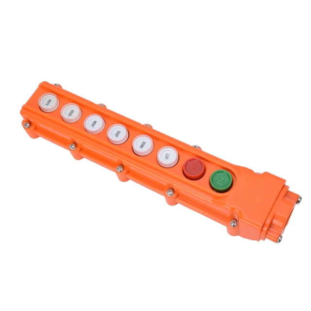 CRANE REMOTE CONTROL Hoist Switch Push Button Box Controller 220V/500V ...