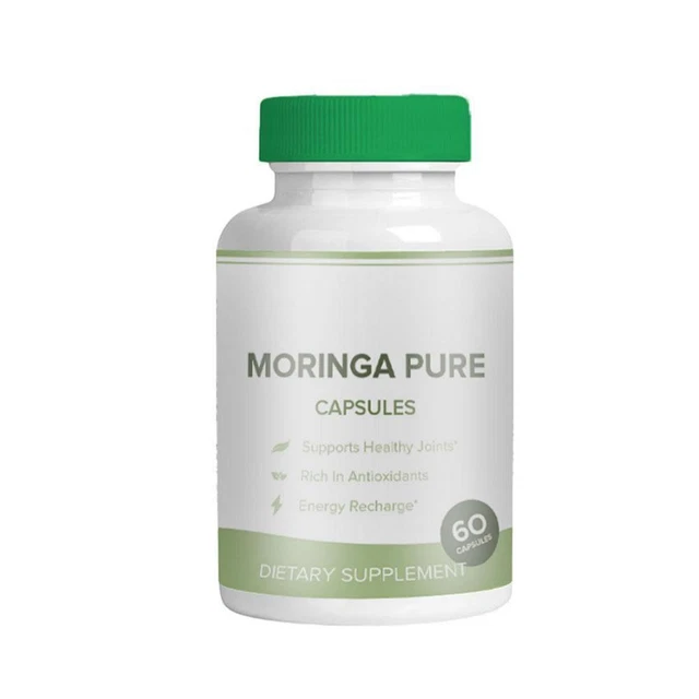 MORINGA LEAF 60 Capsules 800mg - Superfood, Antioxidant, Immune Support UK £7.49 - PicClick UK