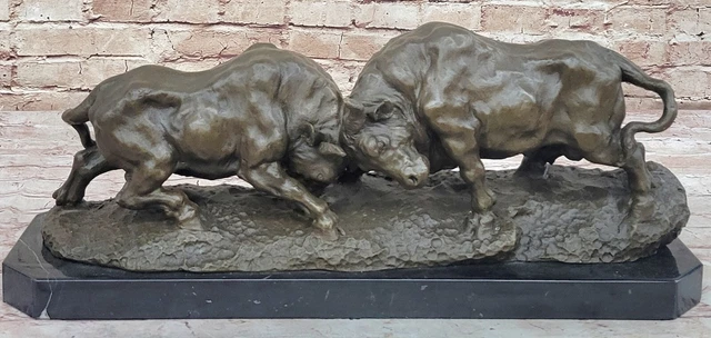 EXCLUSIF COLLECTOR ÉDITION Milo's Bull Bronze Art Déco Figurine EUR 1. ...