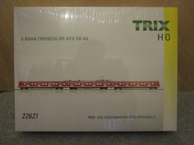 TRIX 22621 BR 420 Db S-Bahn Verkehrsrot Triebwagen Zug E-Lok Emu H0 Dc ...