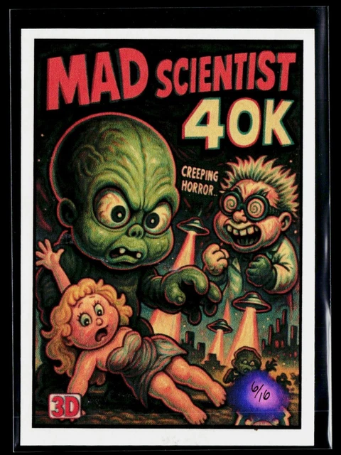 MAD SCIENTIST 40K GPK Spoof #4-18 SERIES 4 KIDS #'d /16 Pee-Wee ...