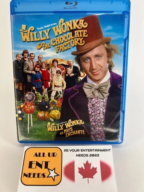 WILLY WONKA AND the Chocolate Factory (Blu-ray Disc, 2011, Canadian ...