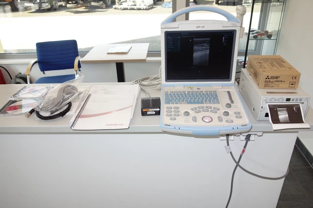 MINDRAY DP-10 PORTABLE Baujahr 2013 mit Linear-Sonde und Printer inkl ...