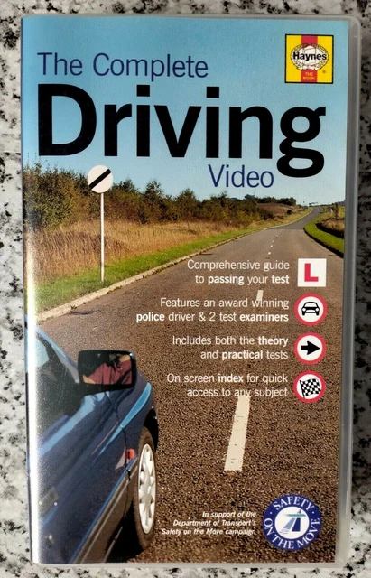 THE COMPLETE DRIVING Video VHS Guide to Pass your test. 103 mins E ...