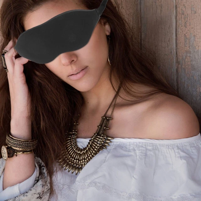 3 FOR SLEEPING Shade Blindfold Black-out Eyeshade $22.65 - PicClick AU