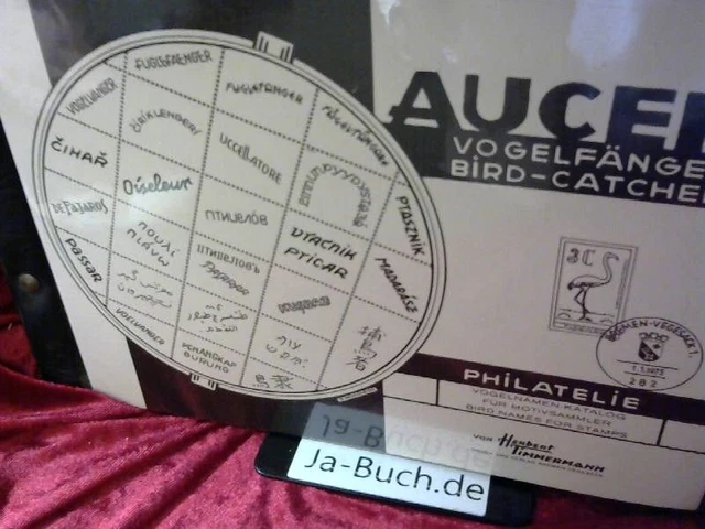 VOGELNAMEN-KATALOG FÜR MOTIVSAMMLER Auceps Vogelfänger Timmermann ...