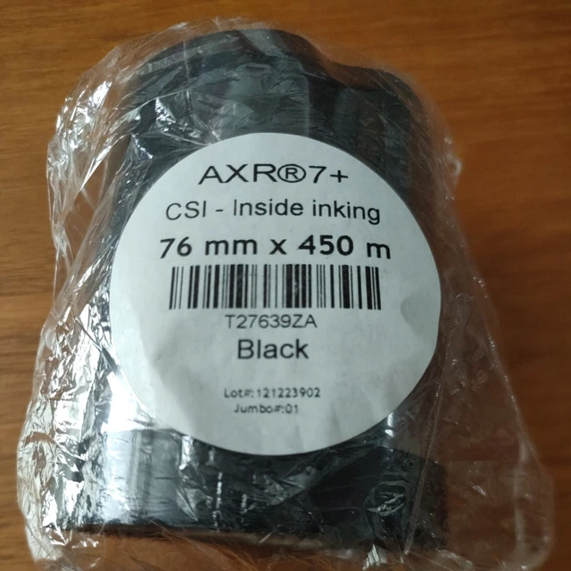 ARMOR AXR7+ CSI Inside inking ribbon 76mm x 450m (T27639ZA) Black £8.00 ...
