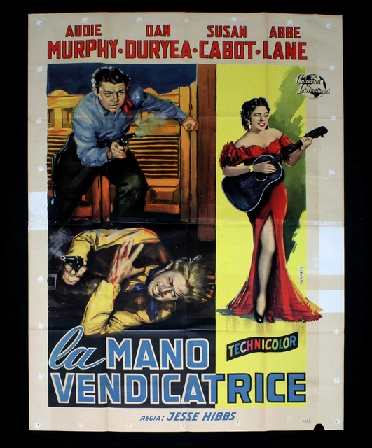 MANO VENDICATRICE MANIFESTO poster Audie Murphy Ride Clear of Diablo ...