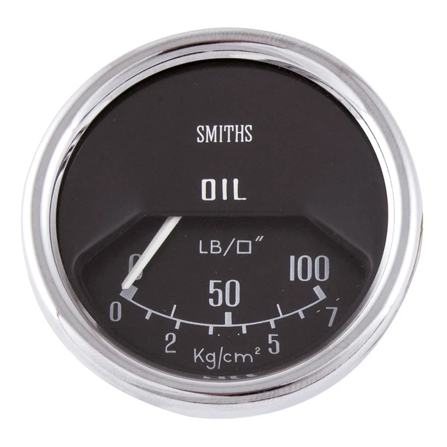 CLASSIC MINI - Smiths Black Oil Pressure Gauge - 13H4459 £68.30 ...