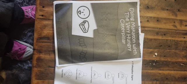 MAKATON SIGN LANGUAGE The Very Hungry Caterpillar Story £2.00 - PicClick UK