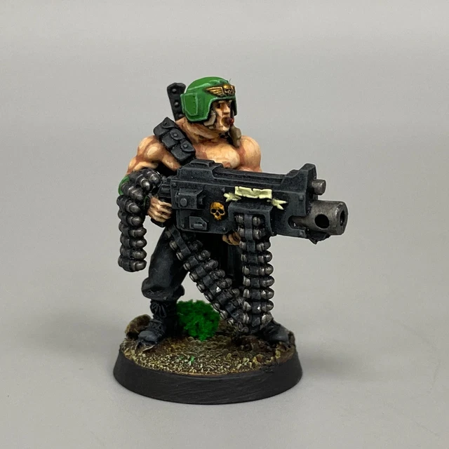 CONVERTED SERGEANT HARKER Warhammer 40K Astra Militarum Imperial Guard ...