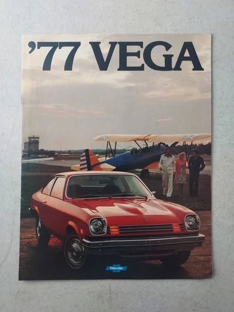 VINTAGE 1977 CHEVROLET GM Vega GT Hatchback Coupe Car Brochure Catalog ...