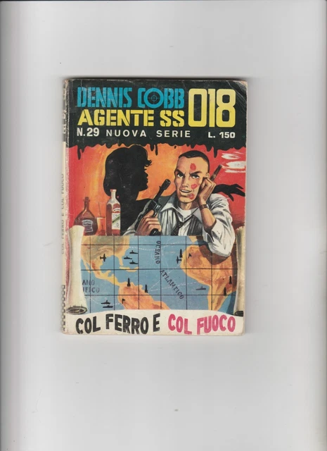 FUMETTO NOIR DENNIS cobb agente ss018 numero 29 corno 1967 max bunker ...