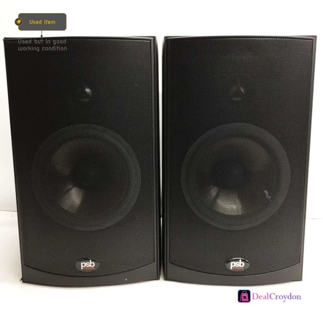 2 X PSB Alpha B1 Compact Bookshelf Loudspeakers Speaker Pair £89.99 ...