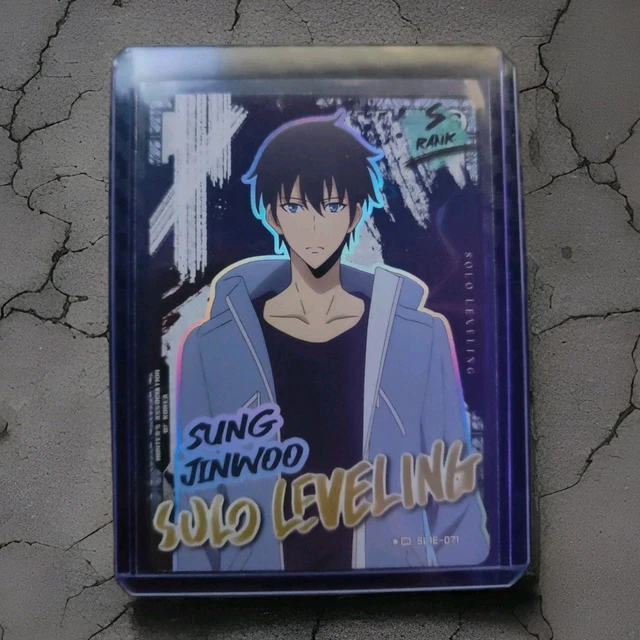 MAPNIVERSE SOLO LEVELING Sung Jinwoo S Rank Card Silver Star Variant ...