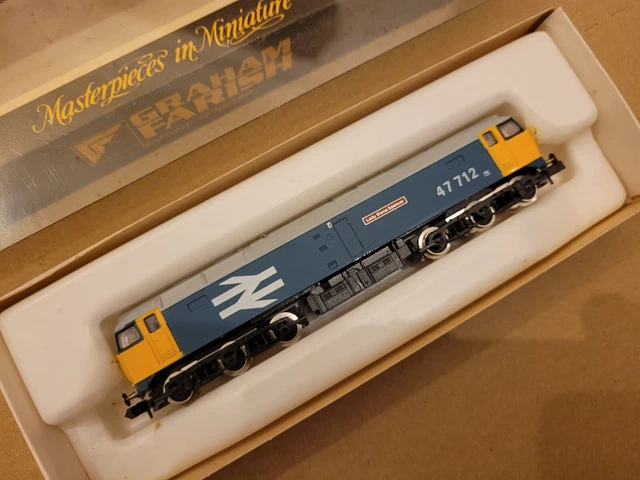 VERY RARE GRAHAM Farish N Gauge BR. Class 47 Lady Diana Spencer 47712 ...