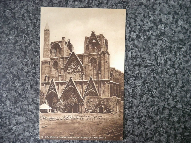 &ST.SOPHIA'S CATHEDRAL FAMAGUSTA& Cyprus Tuck British Empire Exhibition ...