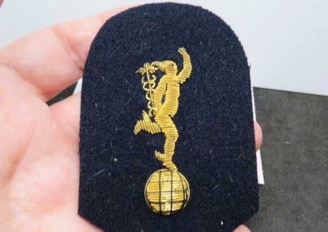ROYAL CANADIAN CORPS of Signals WWII Officers Gold Bullion Wire Blazer ...