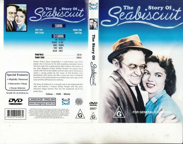 THE STORY OF Seabiscuit-1949-[Shirley Temple]-MRA Entertainment-Movie ...