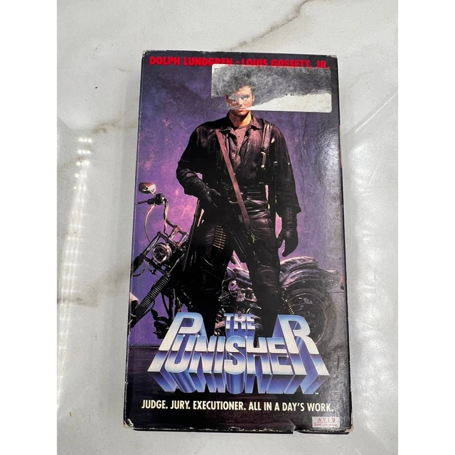 THE PUNISHER VHS 1994 Avid Home Entertainment Dolph Lundgren Marvel ...