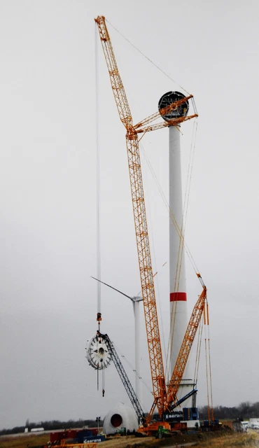 SARENS TEREX DEMAG CC 6800, Raupenkran, Gittermastkran, Poster 20x30cm ...