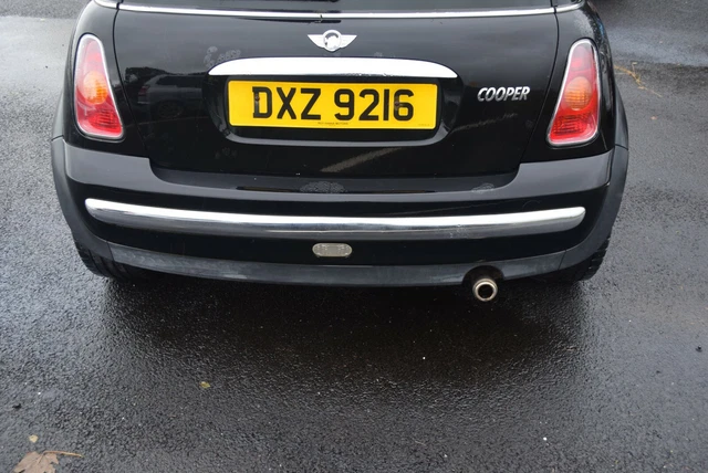 MINI COOPER R50 Rear Bumper Complete Jet Black 2 Code 668 EUR 93,71 ...