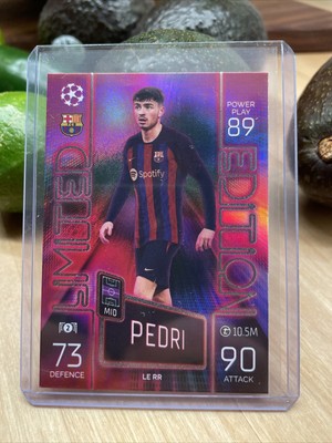 MATCH ATTAX 22/23 2023 Limited Edition Card Pedri - Barcelona LE RR £4. ...
