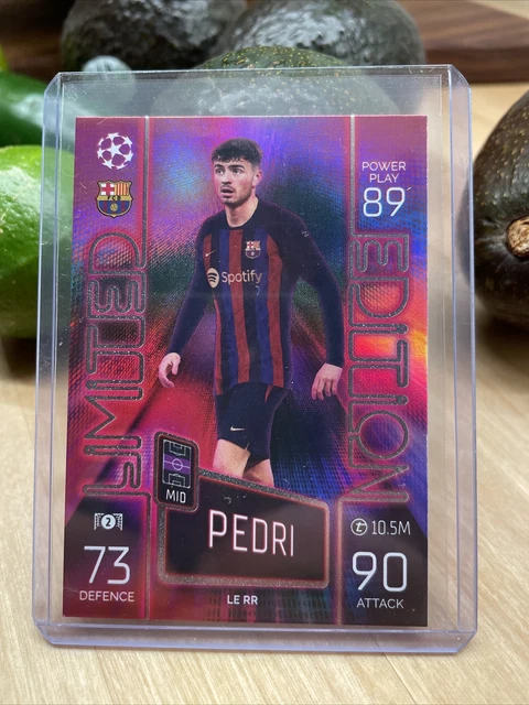 MATCH ATTAX 22/23 2023 Limited Edition Card Pedri - Barcelona LE RR £9.55 - PicClick UK