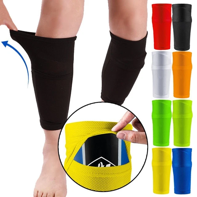 COVER FOOTBALL SHIN Holder Tensioning Socks Legs Chute Sleeves £4.22 ...