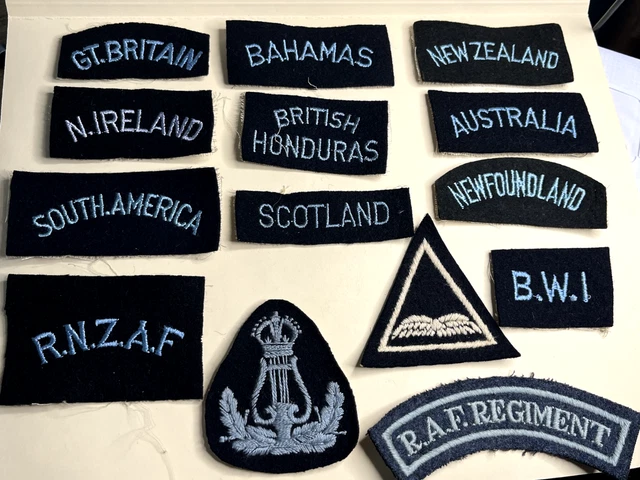 WWII BRITISH RAF Royal Air Force Title Patch Flash Formation Sign GROUP ...