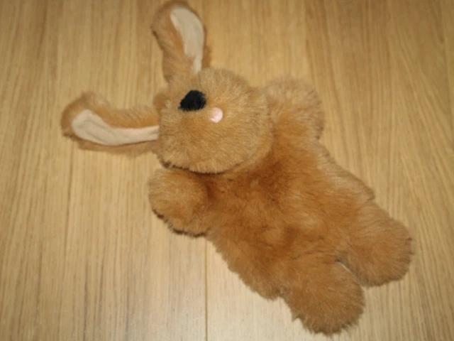 ANIMAL INSTINCTS PUPPY Dog 12" Hand Puppet Woolworths Bow Wow Woof Soft ...