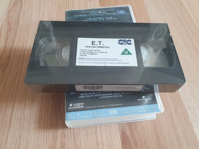 ET THE EXTRA Terrestrial VHS Video Tape Featuring Special Interviews ...