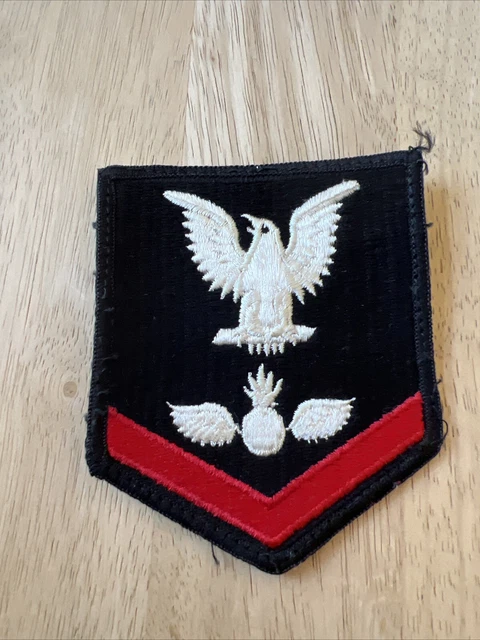 WW2 US NAVY 3rd Class Petty Officer Aviation Ordnanceman Rate Patch NOS ...
