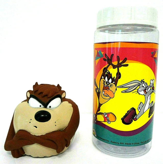 TAZ & BUGS Bunny Drink Cup Looney Tunes Vintage 1997 Wb Sport Skaten ...