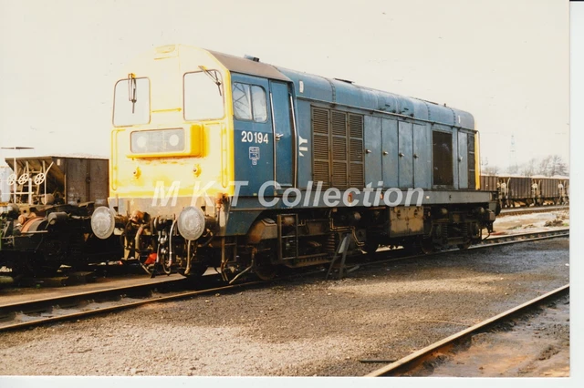 RAIL PHOTO CLASS 20 20194 @ Toton Depot 11/3/89 £1.50 - PicClick UK