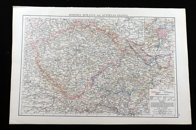 BOHEMIA MORAVIA PRAGUE Austrian Silesia Austro Hungarian Empire Antique ...