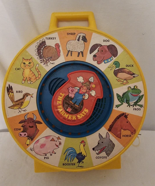 RARE VINTAGE 1964 Mattel See 'N Say SPANISH VERSION Animal Word Game ...