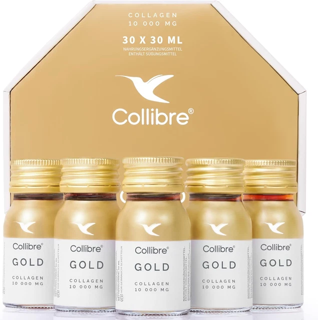 COLLIBRE® COLLAGEN GOLD 10000Mg 15 X 30Ml Strong Liquid Drink £56.31 - PicClick UK
