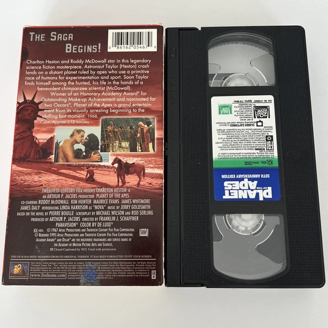 PLANET OF THE Apes (VHS, 1998, 30th Anniversary Edition) $9.03 ...