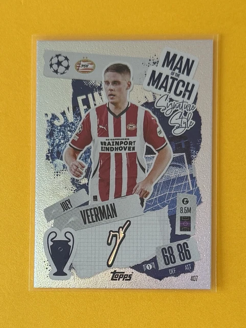 MATCH ATTAX 24/25 Joey Veerman Signature Style new season card £2.99 ...