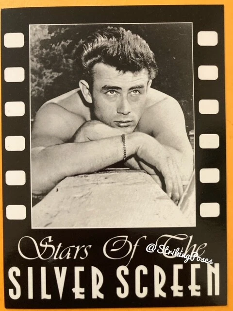 1980S JAMES DEAN FILM ACTOR POSTCARD 1950s stars of silver screen East ...