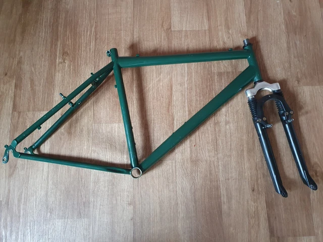 RALEIGH MAX CHROMO iii bike frame, foks and headset £25.00 - PicClick UK