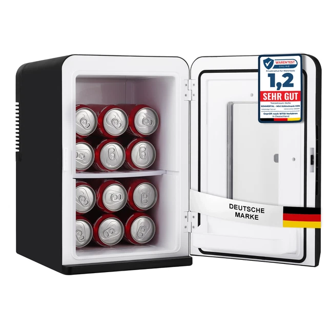 MINI KÜHLSCHRANK 15L KS15 Minibar Kühlbox kühlen heizen 12V 240V mit ECO Modus EUR 59,80 ...