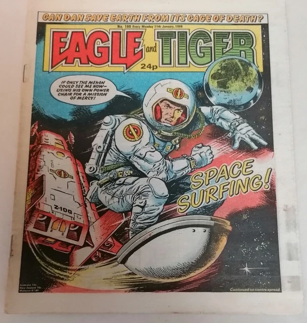COMIC - VINTAGE British Weekly Comic IPC Magazine Eagle & Tiger #199 11 ...